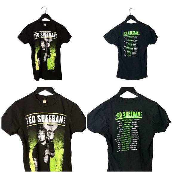 Vintage | Tops | Vintage Ed Sheeran T Shirt Artist Concert Graphic Tee ...